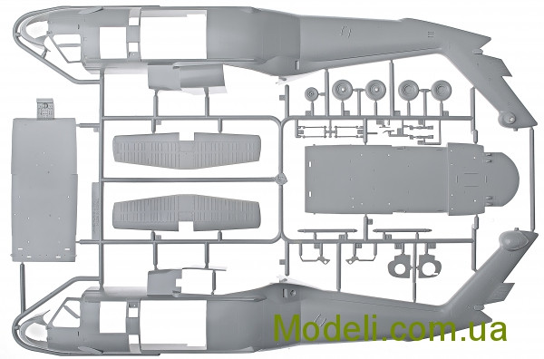 Сборная модель 1:35 UH-60L "Black Hawk" Academy 12111 Хоббі Маркет ...