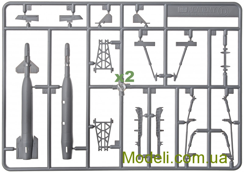Сборная модель 1:48 Nighthawk F-117A "Last Flight" Academy 12219 Хоббі Маркет Modeli.com.ua