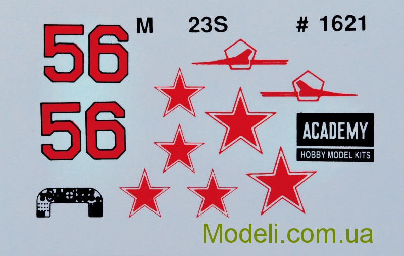 Сборная модель истребителя MiG-23 Flogger B Academy 12445 Хоббі Маркет ...