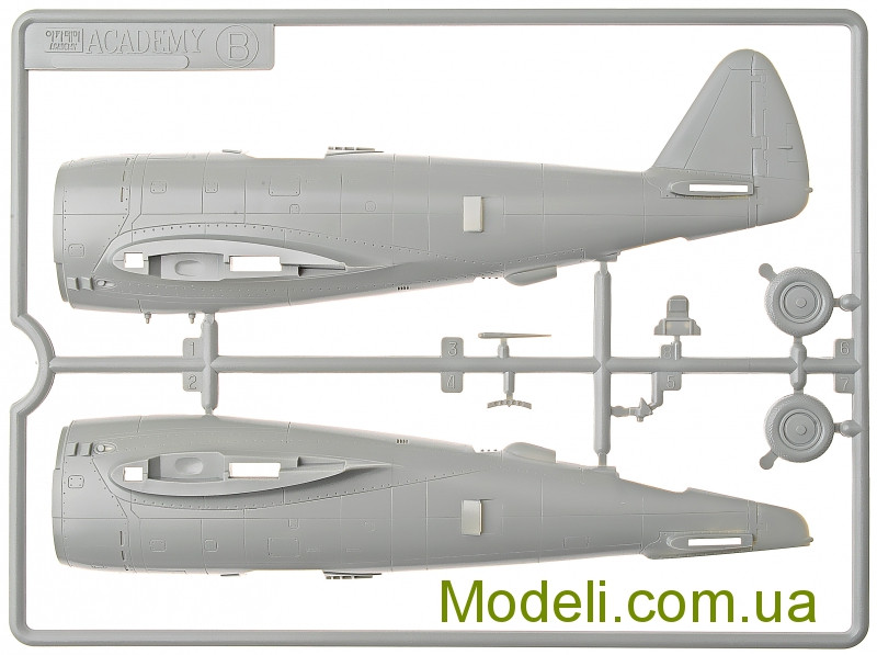 Сборная модель истребителя P-47D Thunderbolt "Eileen" Academy 12474 ...