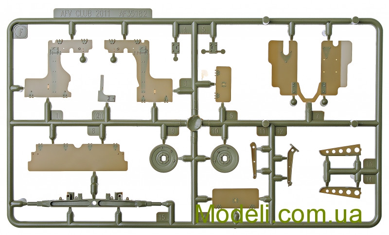 Сборная модель 1:35 M101A1 (Carreage M2A2) AFV-Club 35191 Хоббі Маркет ...