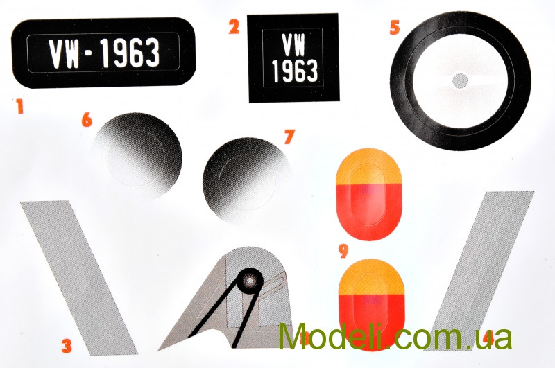 Сборная модель: Автомобиль VW Camper Van, синий (Lego сборка) Airfix ...