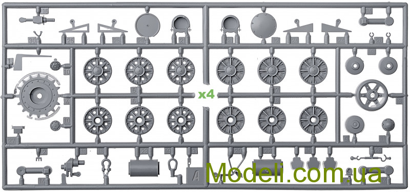 Сборная модель 1:35 Советский огнемётный танк КВ-8 ARK Models 35028 ...