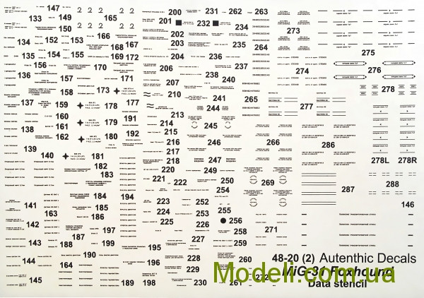 Купить декаль для МиГ-31 Foxhound (AMK) Authentic Decals 4820 Хоббі ...