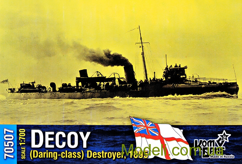 Сборная модель 1:700 Эсминец HMS "Decoy" (Daring-class), 1895 г ...