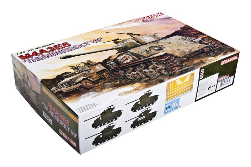 Сборная модель американского среднего танка Шерман Thunderbolt VII ...