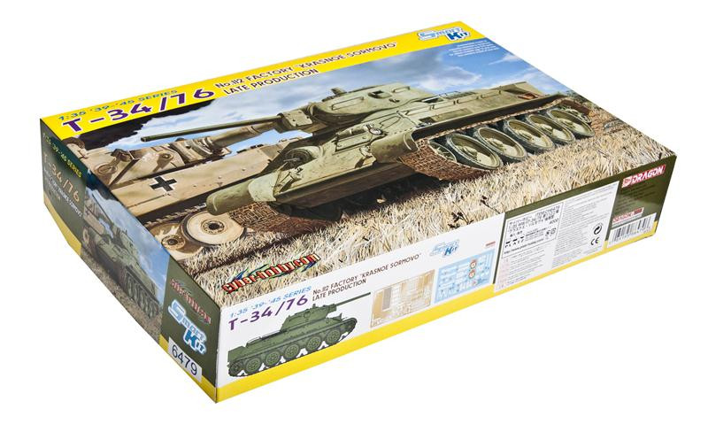 Сборная модель танка "Красное Сормово" Т-34-76 Late Production Dragon ...