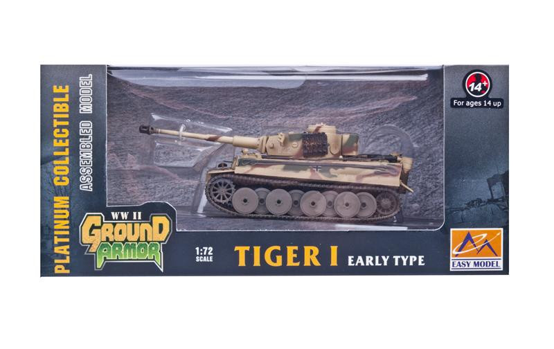 Стендовая модель тяжёлого танка Тигр 1, ранний, Италия, 1943 г. Easy ...