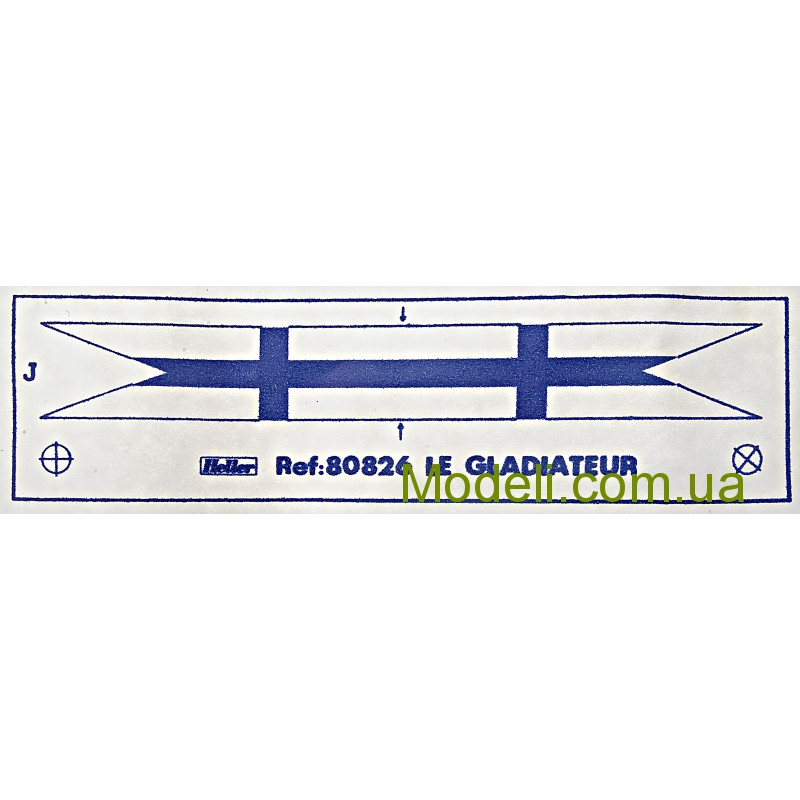 Сборная модель 1:200 Le Gladiateur HELLER 80826 Хоббі Маркет Modeli.com.ua
