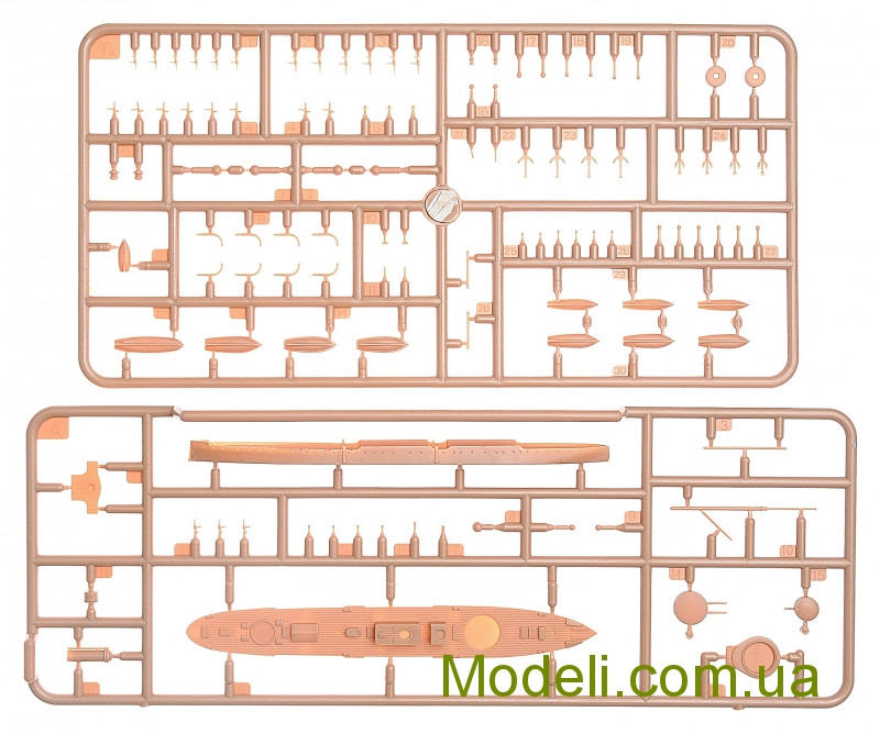 Сборная модель бронепалубного крейсера Tsi Yuen S-model PS700007 Хоббі ...