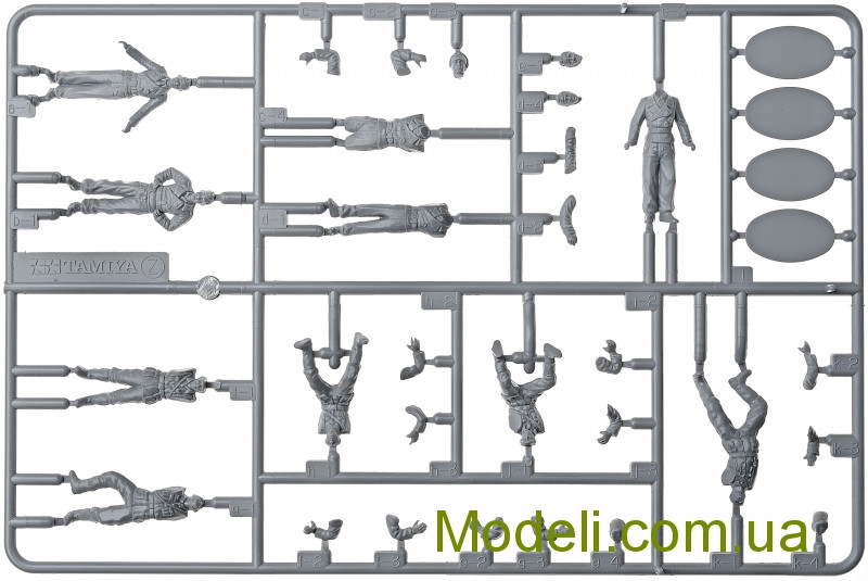 Сборные фигурки немецкой пехоты TAMIYA 32512 Хоббі Маркет Modeli.com.ua