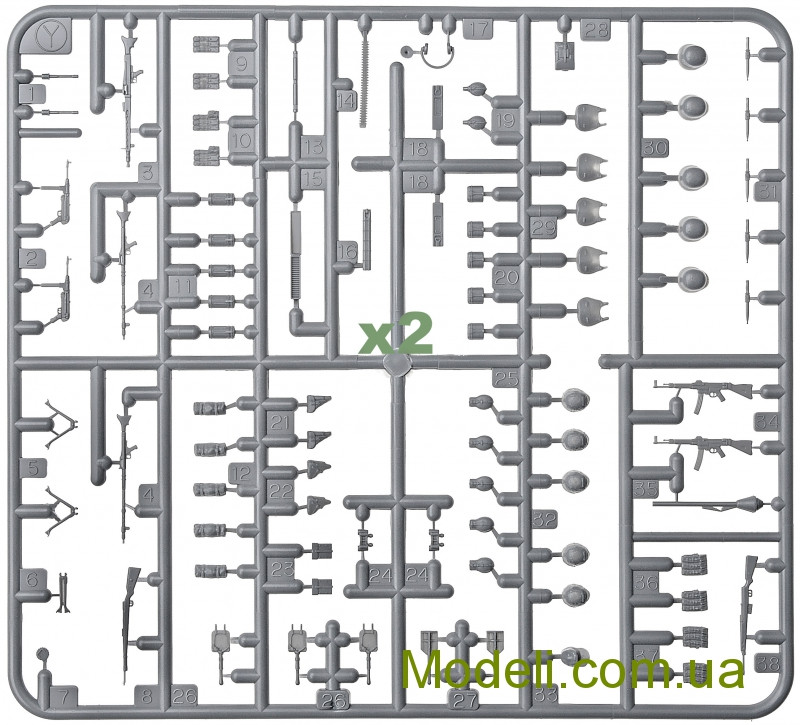 Сборные фигурки немецкой пехоты TAMIYA 32512 Хоббі Маркет Modeli.com.ua