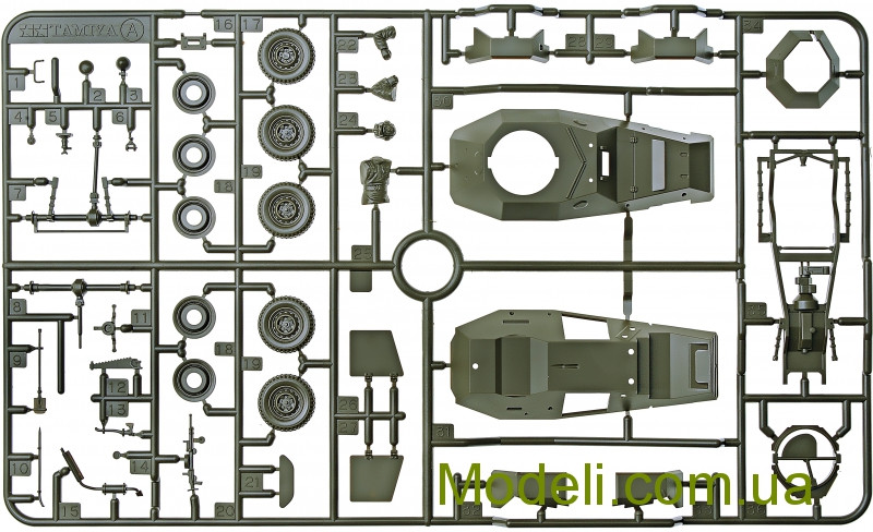 Сборная модель советского колесного БТР БА-64Б TAMIYA 32576 Хоббі ...