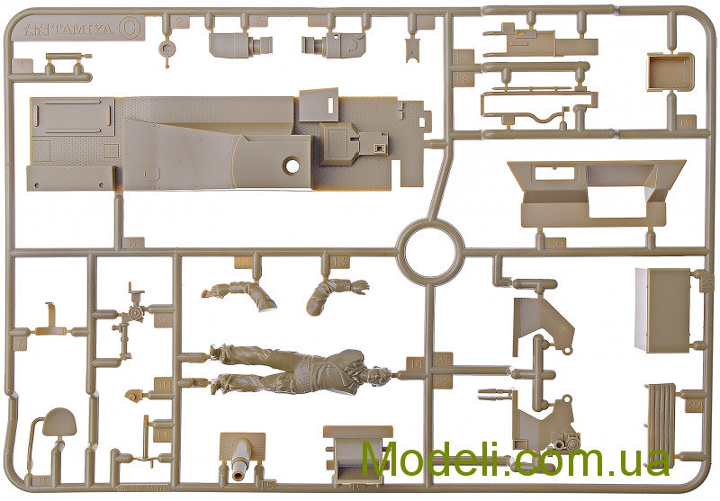 Сборная модель 1:35 Sd.Kfz. 251/9 "Kanonenwagen" TAMIYA 35147 Хоббі ...
