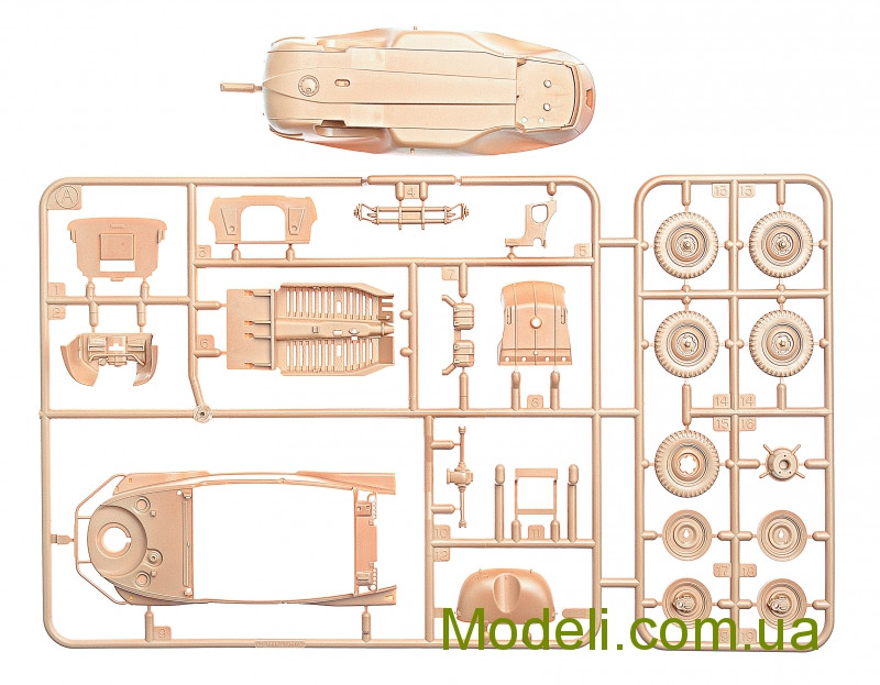 Масштабная модель автомобиля Schwimmwagen тип 166 TAMIYA 35224 Хоббі ...