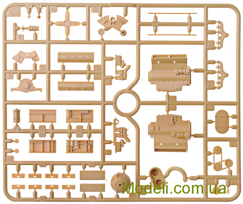 Масштабная модель 1:35 Sd.Kfz.9 "Famo" TAMIYA 35239 Хоббі Маркет Modeli ...