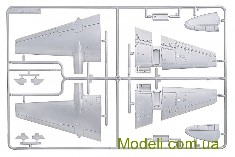 Модель для сборки самолета Mosquito FB Mk.VI TAMIYA 60747 Хоббі Маркет ...