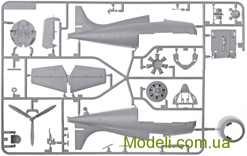Сборная модель 1:48 Grumman F4F-4 Wildcat TAMIYA 61034 Хоббі Маркет ...