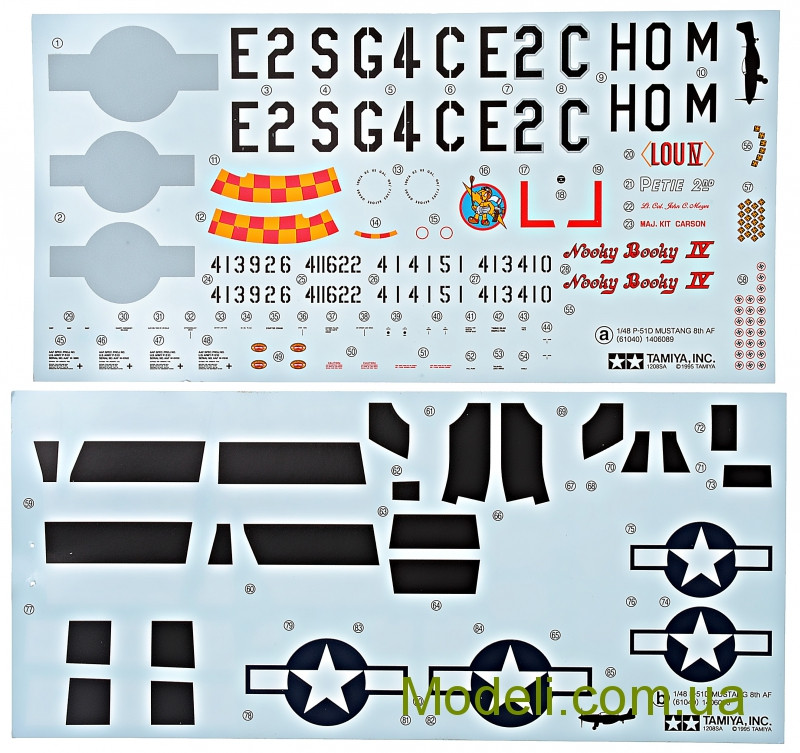 Сборная модель 1:48 N.A.P-51D Mustang 8th AF TAMIYA 61040 Хоббі Маркет ...