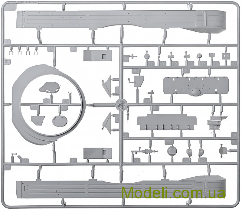 Масштабная модель 1:35 Основной боевой танк Т-72Б TRUMPETER 05598 Хоббі ...