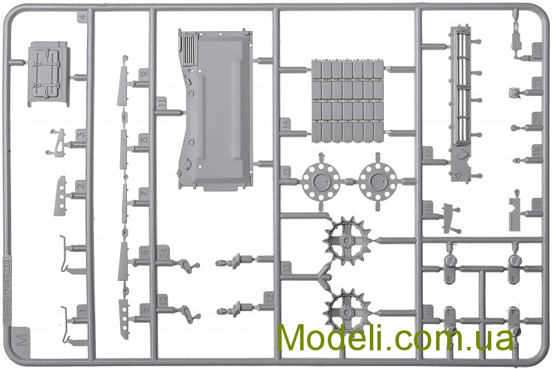 Масштабная модель 1:35 Основной боевой танк Т72Б1 TRUMPETER 09555 Хоббі ...