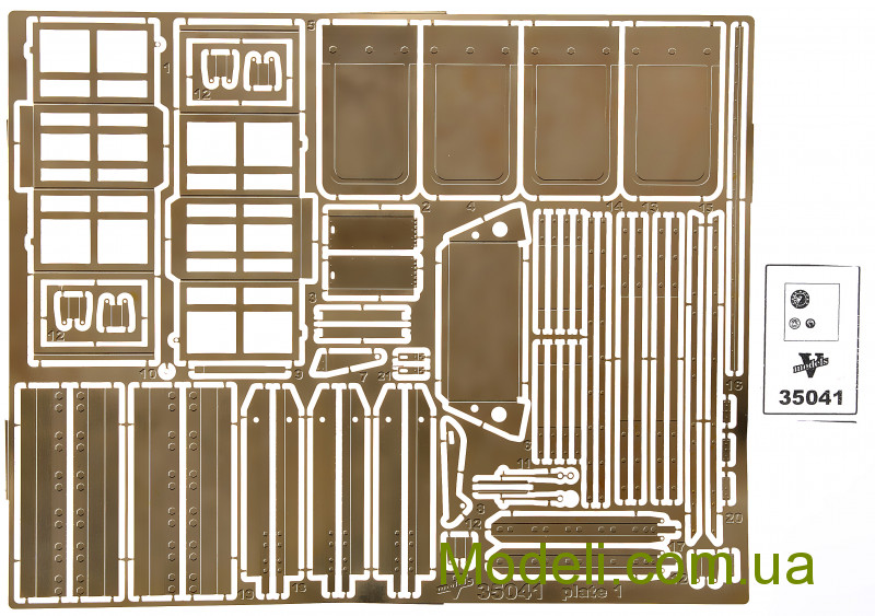 Фототравление для британского грузовика Второй мировой войны W.O.T. 6 ...