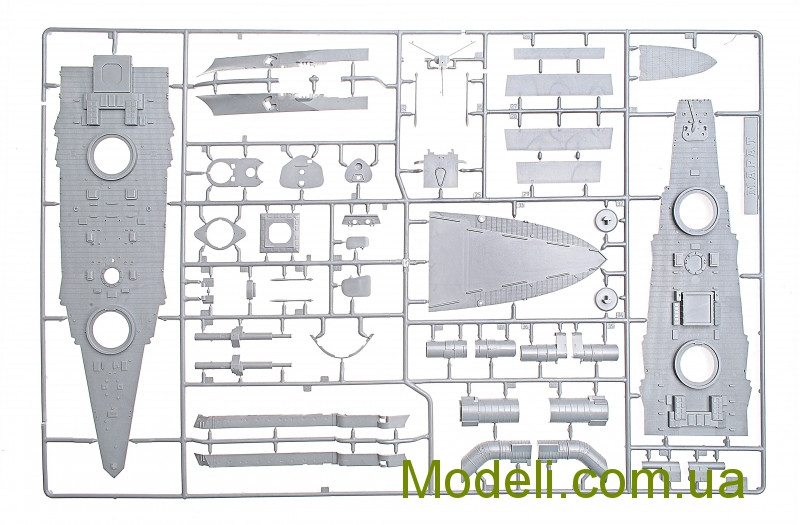 Сборная модель линкора "Марат" ZVEZDA 9052 Хоббі Маркет Modeli.com.ua