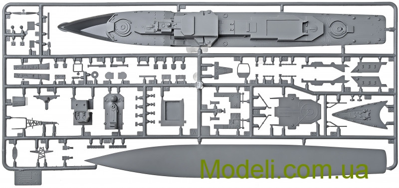 Сборная модель российского эскадренного миноносца “Современный" ZVEZDA ...