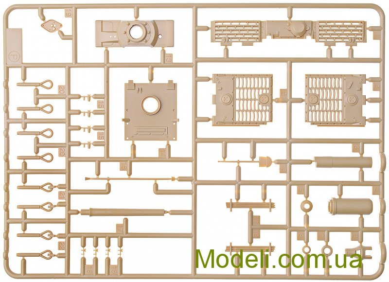 Збірна модель 1:35 Tiger I, середина виробництва, 1944 р. Academy 13287 ...