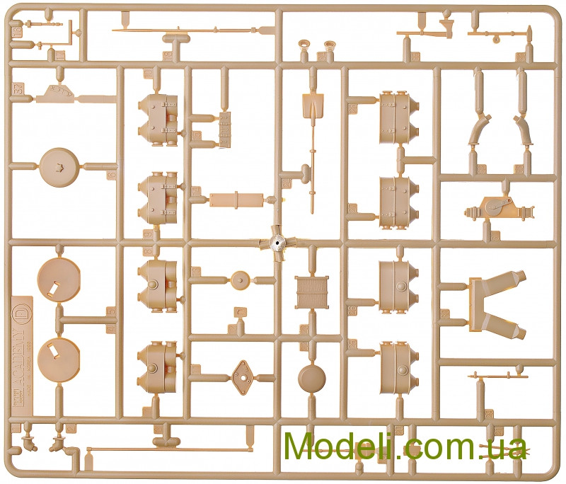 Збірна модель 1:35 Tiger I, середина виробництва, 1944 р. Academy 13287 ...