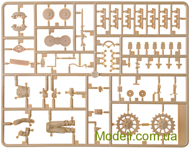 Збірна модель 1:35 Tiger I, середина виробництва, 1944 р. Academy 13287 ...