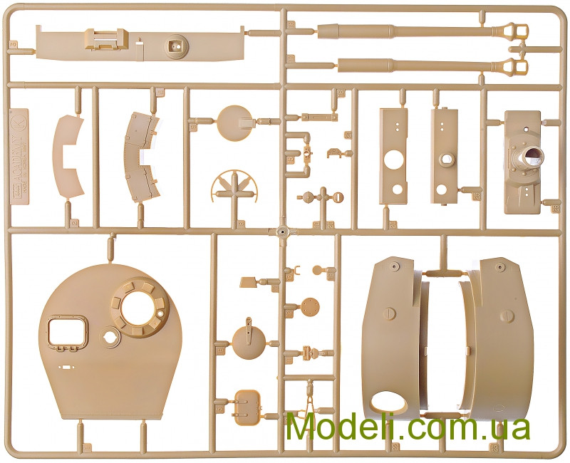 Збірна модель 1:35 Tiger I, середина виробництва, 1944 р. Academy 13287 ...